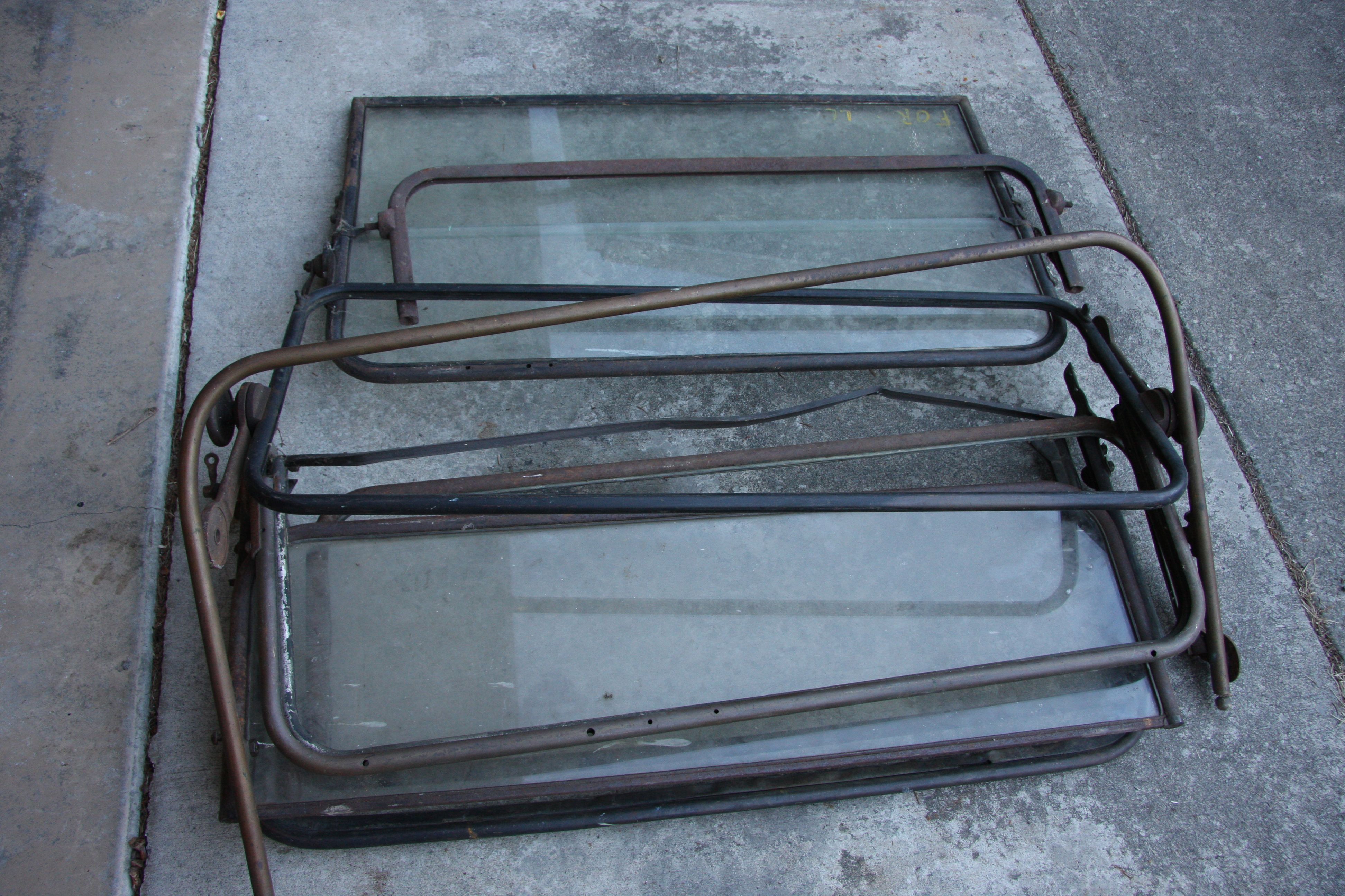 Bonhams Cars : A selection of windshields and windshield frames,