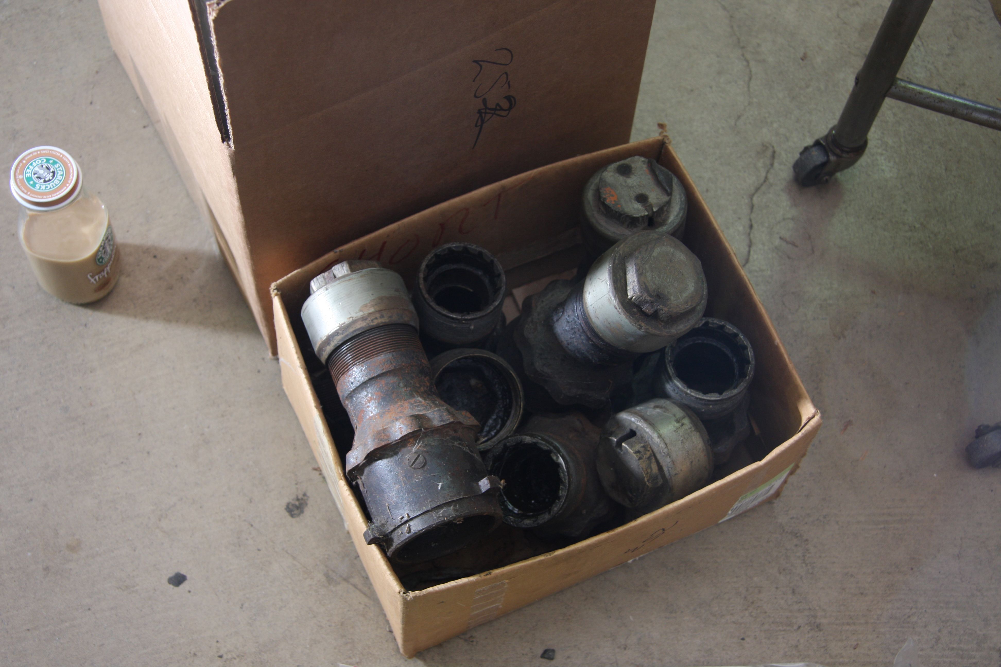 Bonhams Cars : A selection of Model T Ford hub caps,