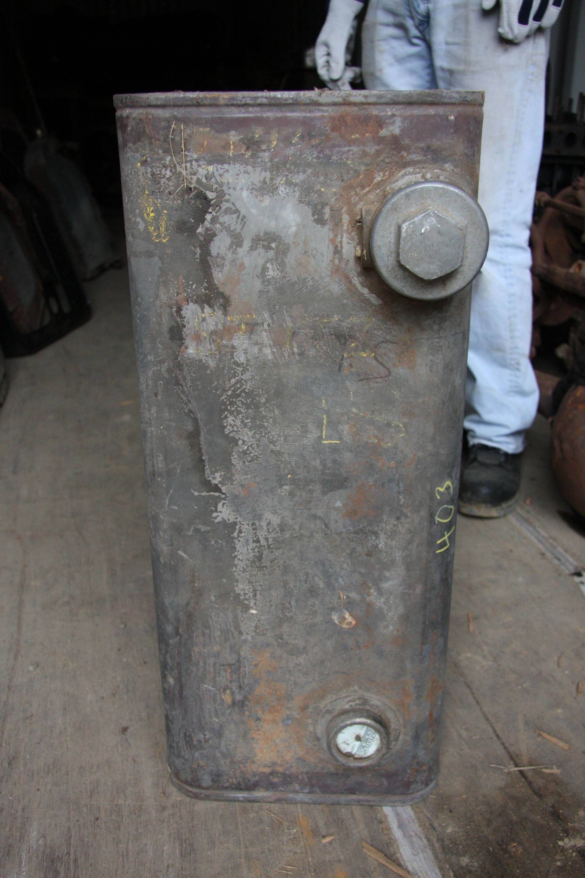 Bonhams Cars : A Stutz fuel tank, circa 1918,