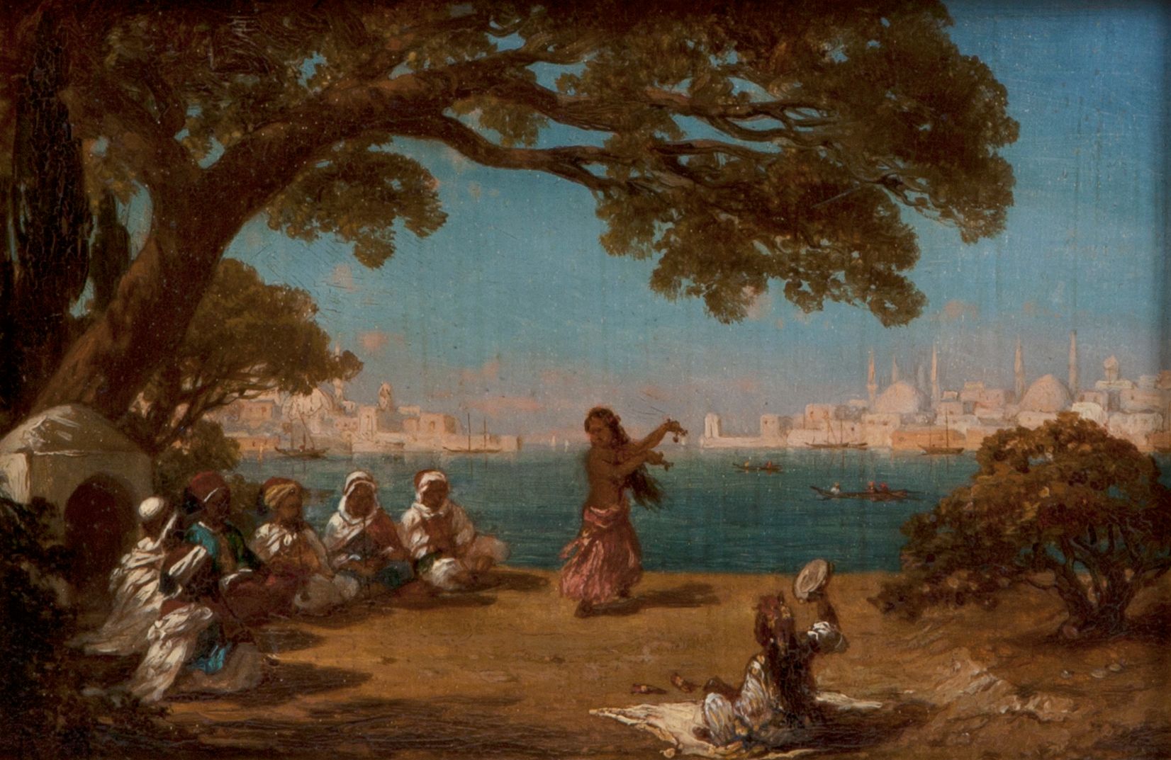 Bonhams : Antoine Ignace Melling (French, 1763-1831) View of the Bosphorus