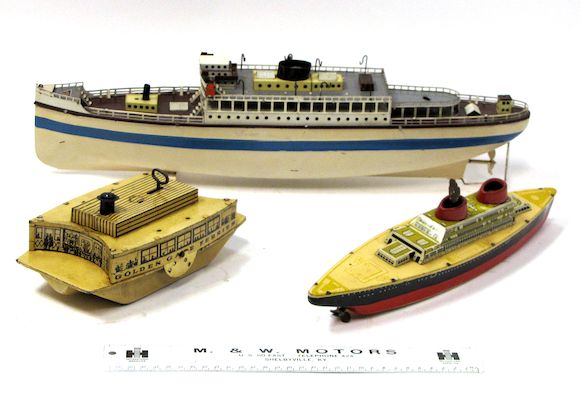 Bonhams : Metal Clockwork Ships