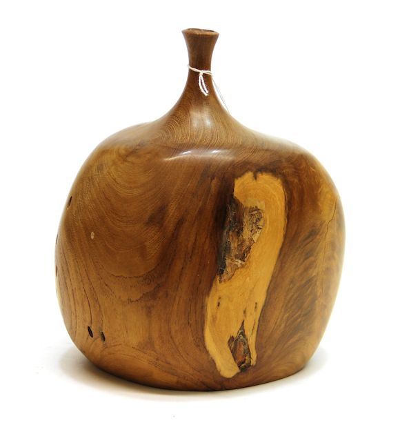 Bonhams : A Doug Ayers carved wood vase