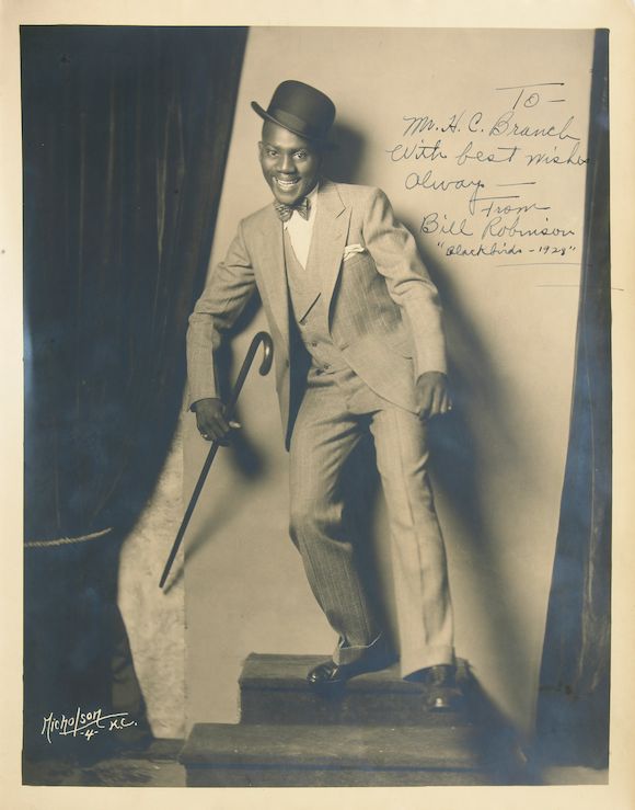Bonhams : ROBINSON, BILL BOJANGLES. 1878-1949.