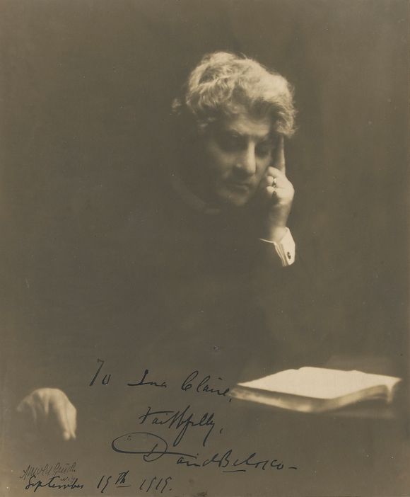 Bonhams : BELASCO, DAVID. 1853-1931.