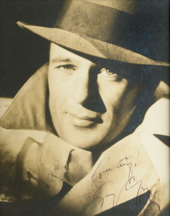 Bonhams : Gary Cooper signed photograph