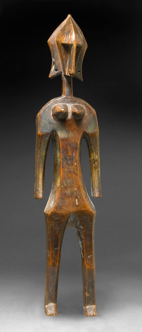 Bonhams : Bamana Standing Female Figure, Mali