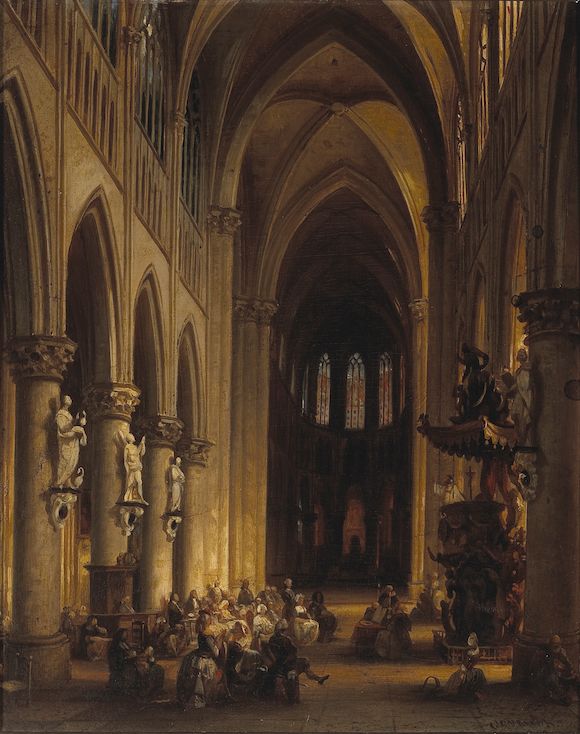 Bonhams : Jules Victor Genisson (Belgian, 1805-1860) Figures attending ...