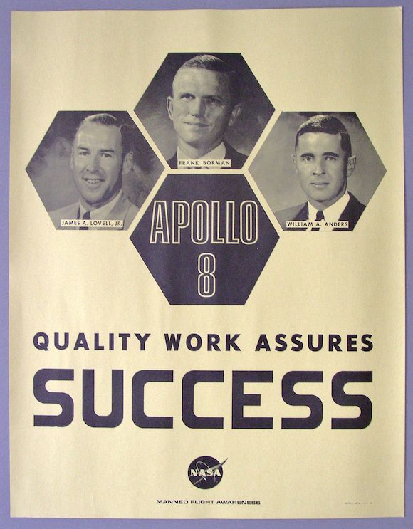 Bonhams : POSTER—APOLLO 8 SUCCESS.
