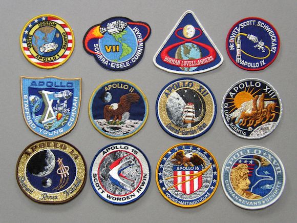 Bonhams : APOLLO 1 THROUGH 17 LION BROTHERS CREW EMBLEMS.