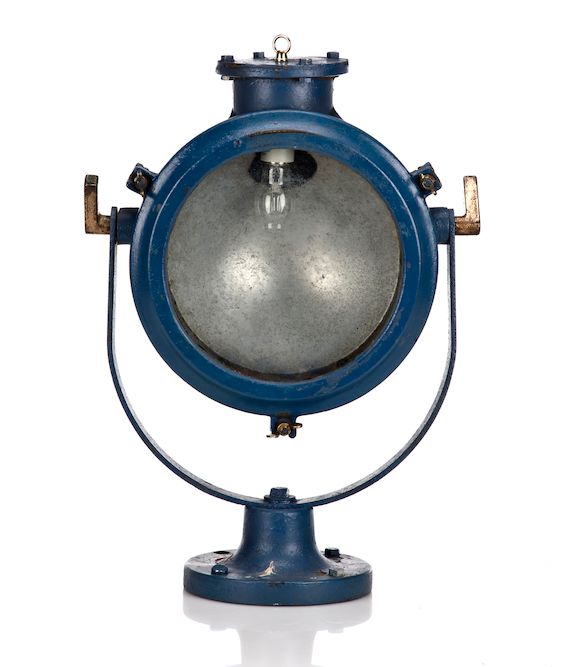 Bonhams : A pedestal mounted searchlight 24-1/4 x 17 in. (61.5 x 43.1 cm.)