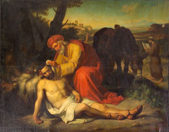 Bonhams : José Tapiro y Baro (Spanish, 1830-1913) La caridad del ...