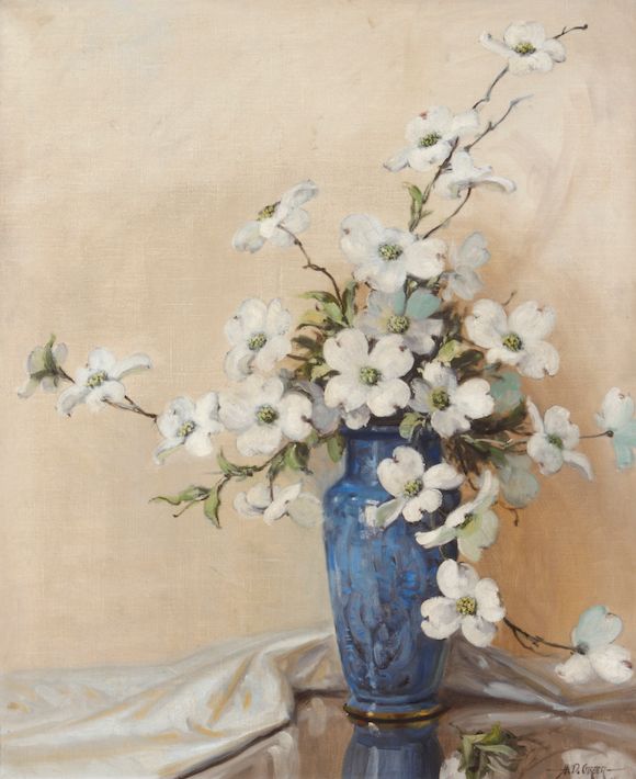 Bonhams : A.D. (Aubrey Dale) Greer (American, 1904-1998) Dogwood ...