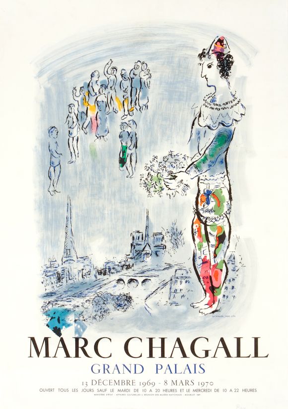 Bonhams : After Marc Chagall (Russian/French, 1887-1985); 6 Posters; (6)