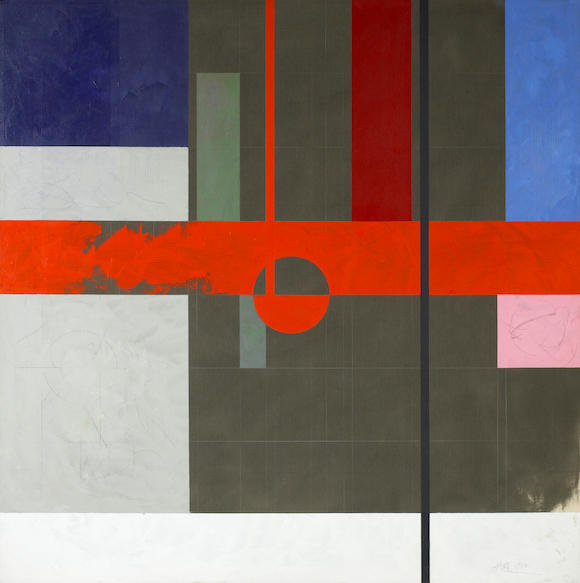 Bonhams Hassel Smith American 1915 2007 Untitled 106 1985 68 X 68in