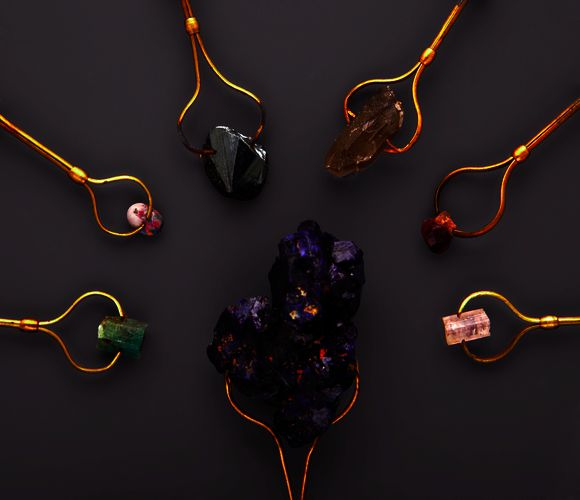 Bonhams : Antique German Collection of Seven Minerals and Gemstones ...