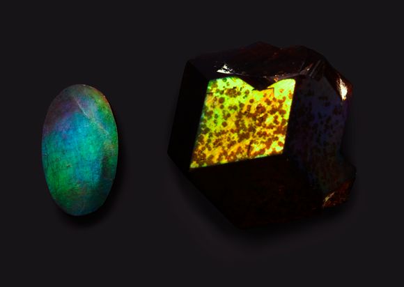 Bonhams : Andradite Garnet Rough and Cut