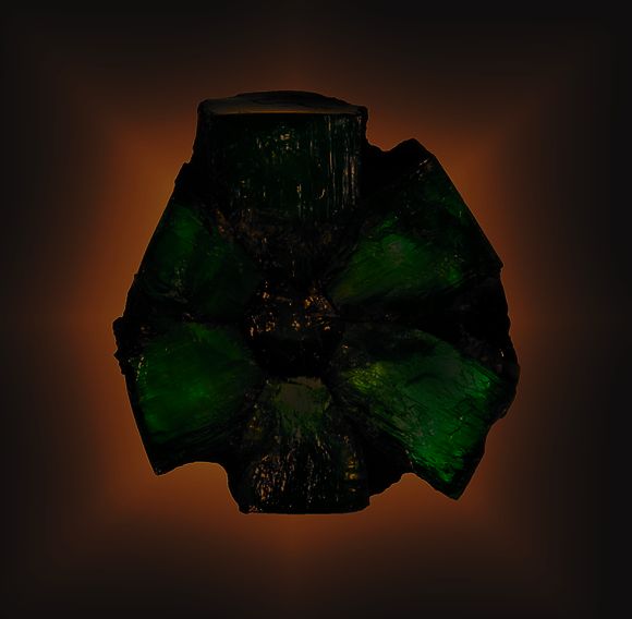 Bonhams : Rare Trapiche Emerald Crystal