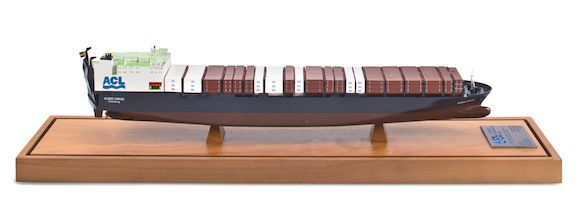 Bonhams : A small presentation model of the S.S. Atlantic Compass of ...