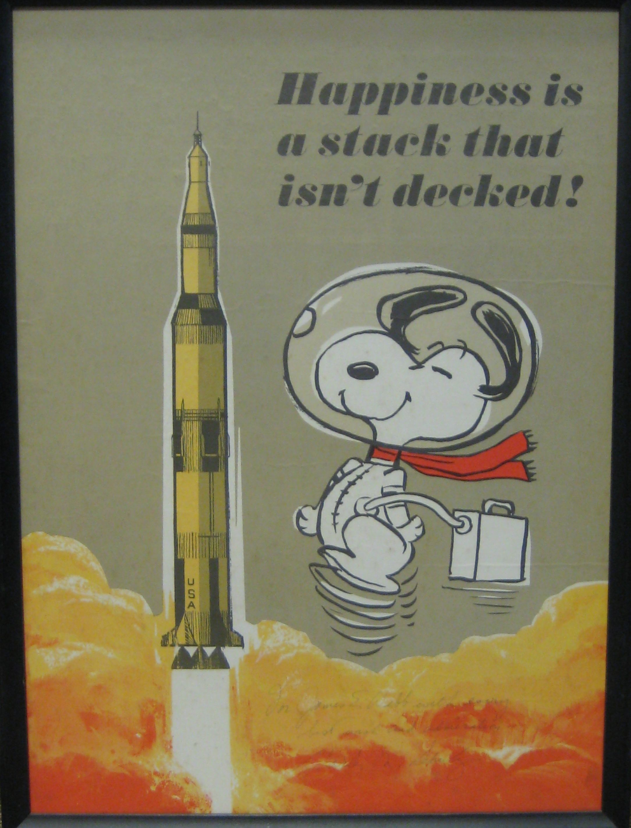 SNOOPY & OTHER SPACE CARTOONS—1960s. - auctions & price archive