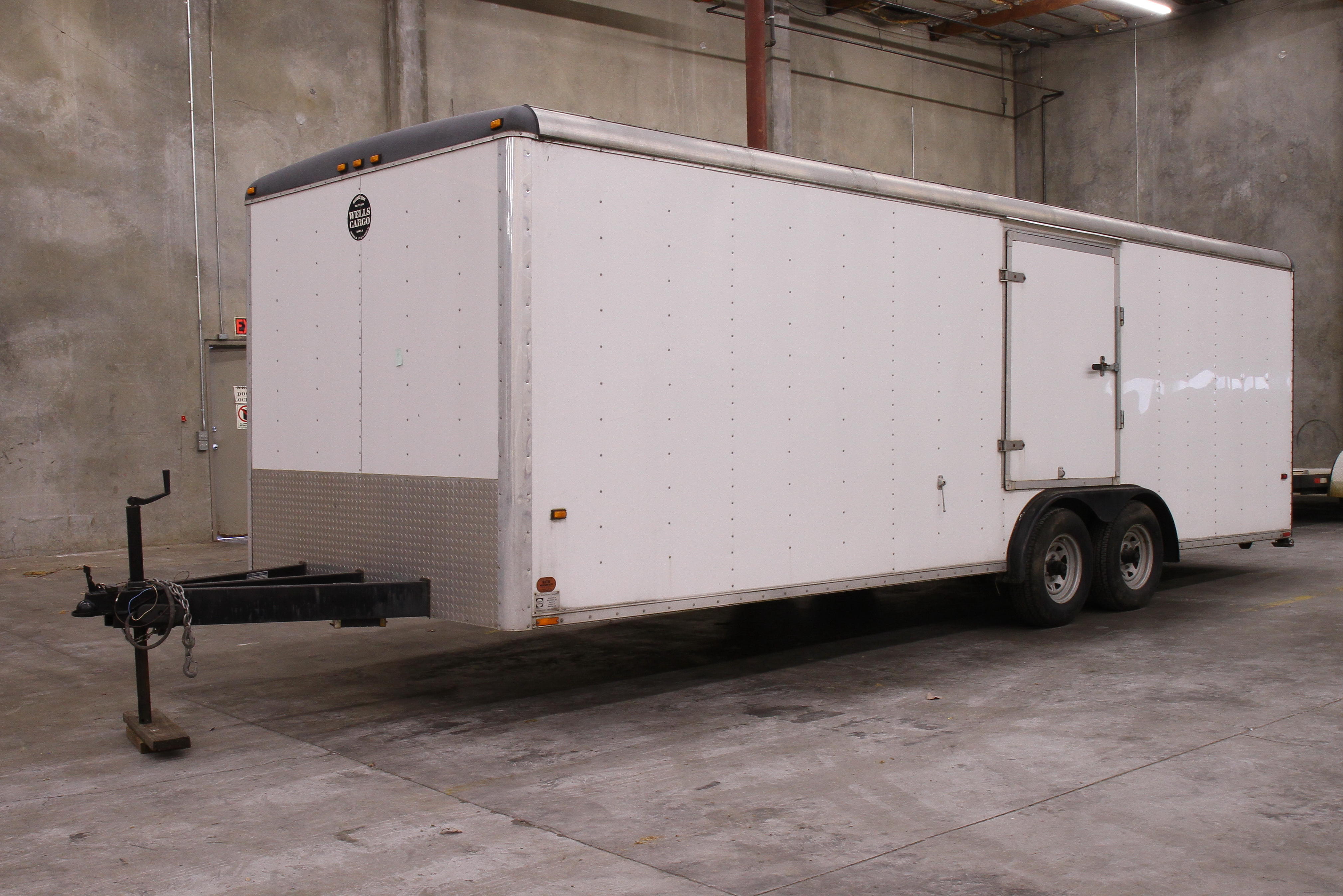 Bonhams Cars : 1997 Wells Cargo 24-foot Enclosed Car Trailer Chassis no ...