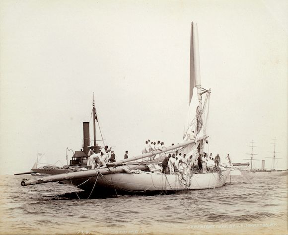Bonhams : John S. Johnson (American, 1839-1899) The 1899 America's Cup