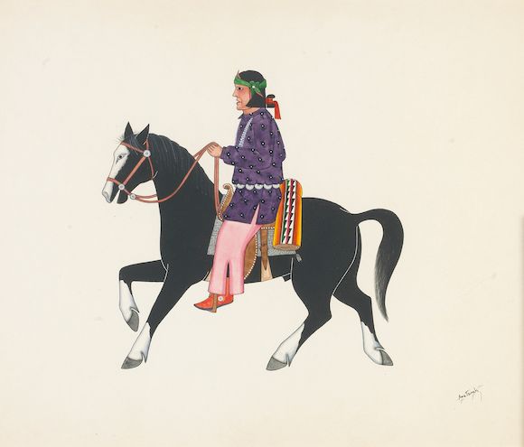 Bonhams : Two Alfonso Roybal paintings