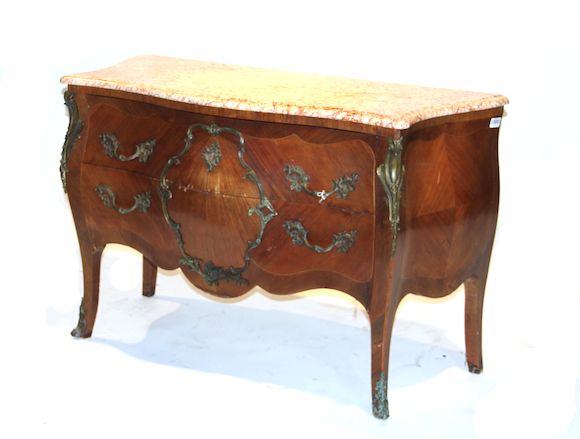 Bonhams : Louis XV style commode a galabee early 20th century