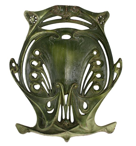 Bonhams : A Hector Guimard cast-iron plaque designed for the Paris ...