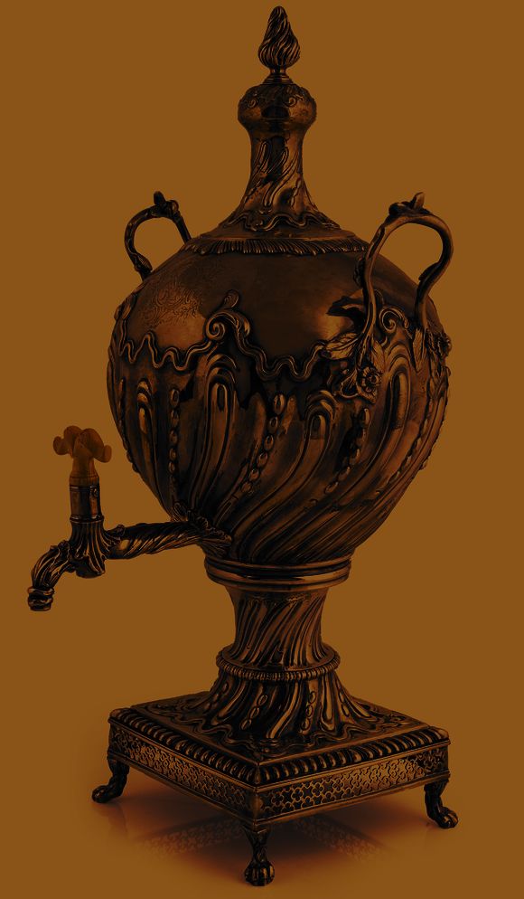 Bonhams : A George III silver hot water urn with ivory spigot handle ...