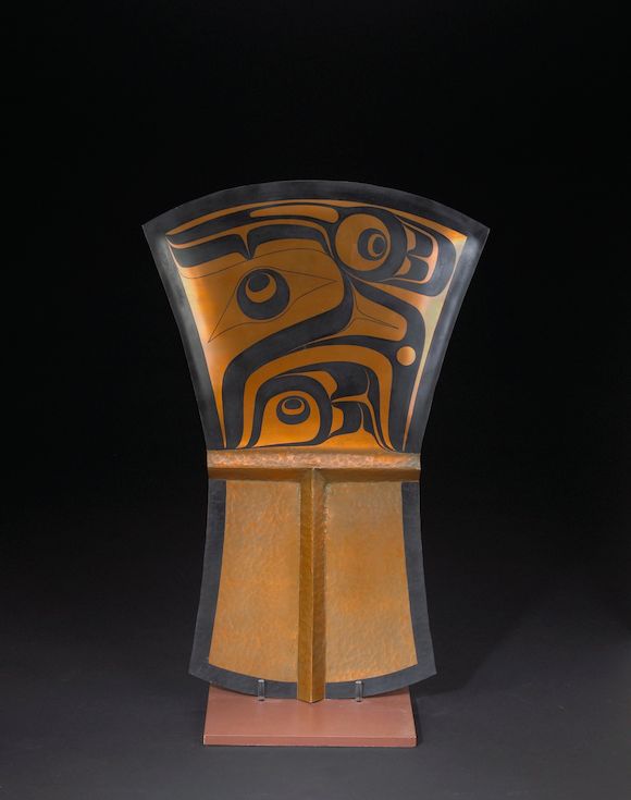 Bonhams : A Haida copper, Robert Davidson