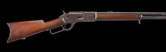Bonhams : A Winchester Model 1876 lever action rifle