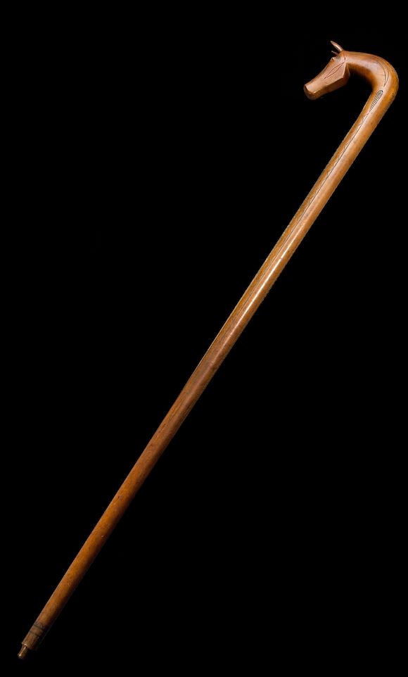 Bonhams : A Plains Sioux or Prairie horse staff