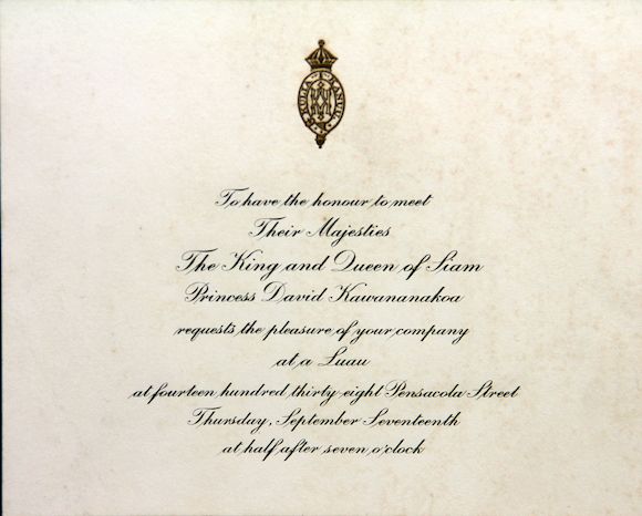 Bonhams : [ROYAL INVITATIONS.]
