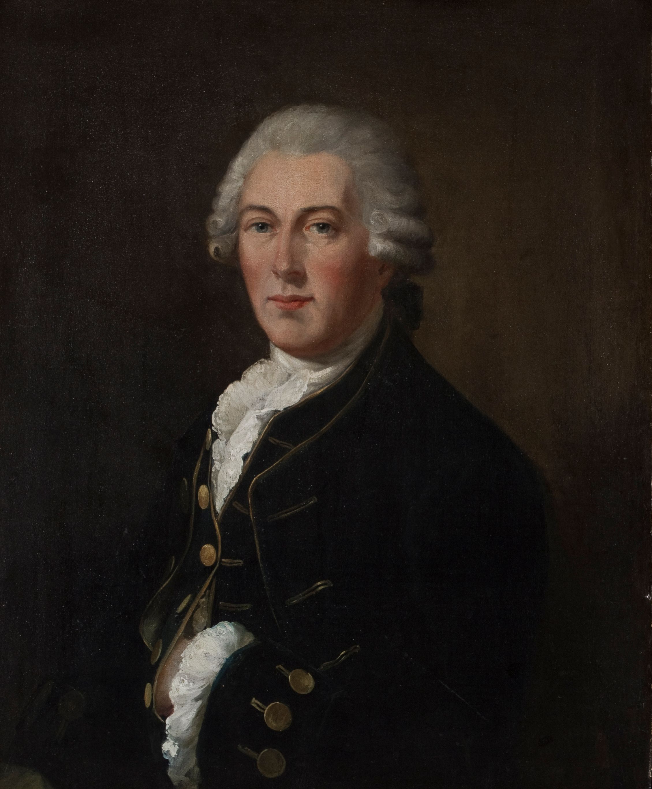 Bonhams : British School, 18th century Portrait of a gentleman 30 x ...