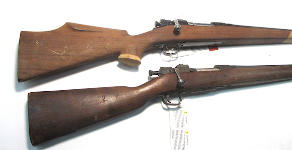 Bonhams : A lot of two sporterized U.S. military rifles