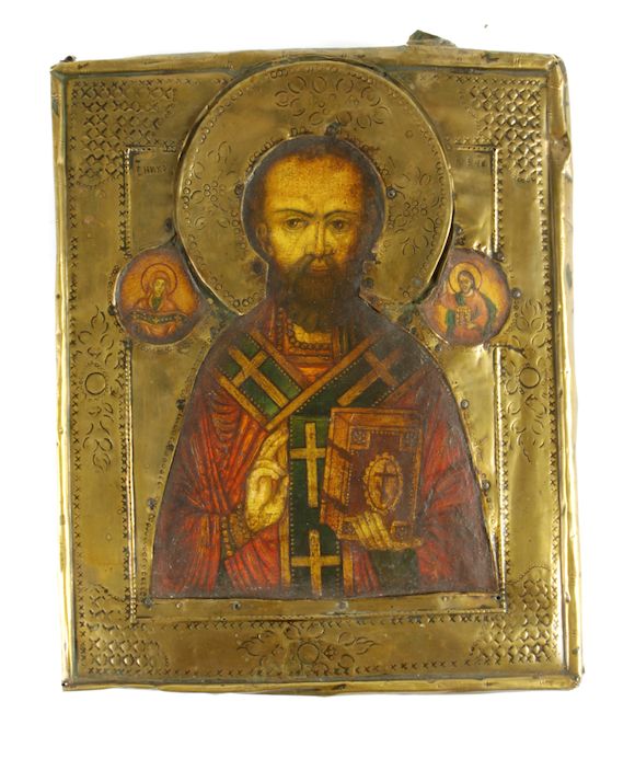 Bonhams : A group of four Russian icons