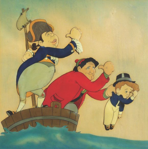 Bonhams : A Walt Disney celluloid of Laughton, Tracy, and Bartholomew ...