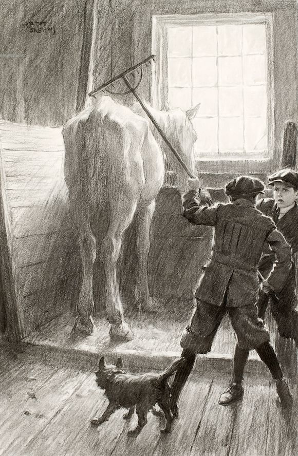 Bonhams : Worth Brehm (American, 1883-1928) "'Quee-yut!' Penrod shouted ...