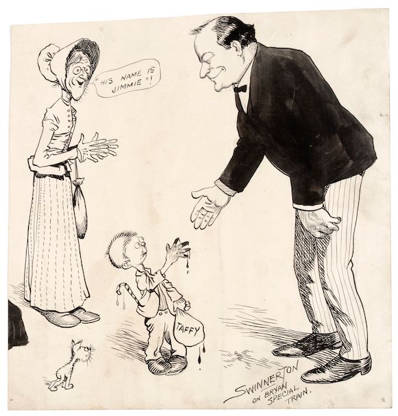 Bonhams : James Swinnerton (American, 1875-1974) Four pen-and-ink ...