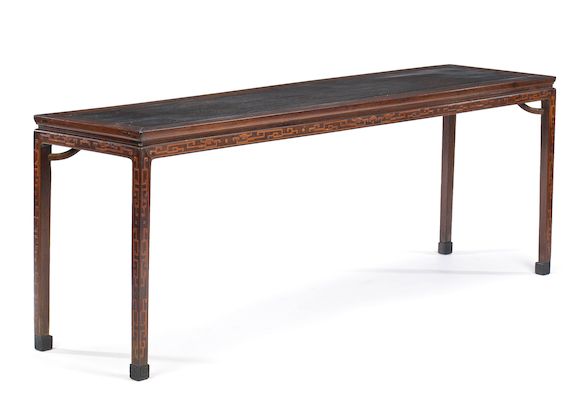 Bonhams : A massive jichimu altar table, tiao'an Late Qing/Republic Period