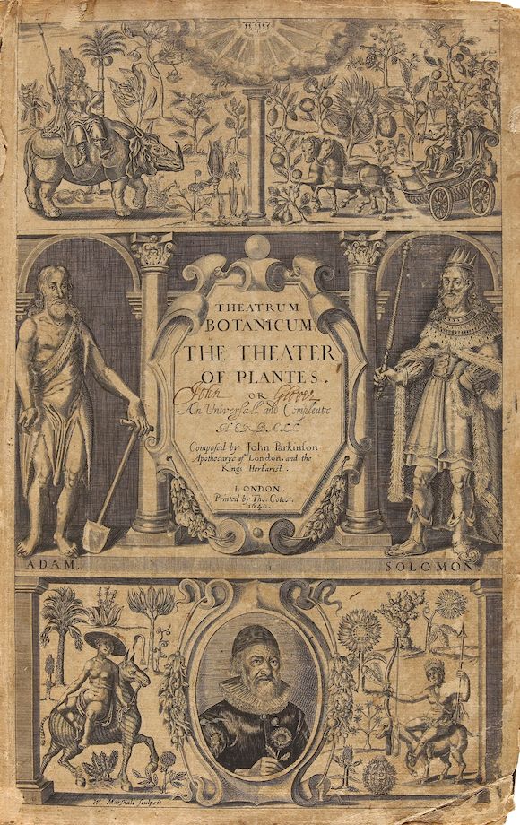 Bonhams : PARKINSON, JOHN. 1567-1640. Theatrum Botanicum: the Theater ...