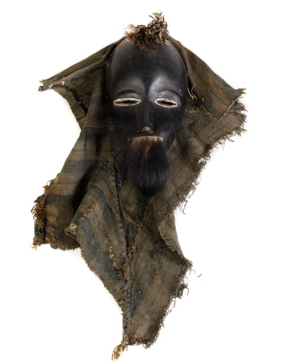 Bonhams : Dan-Ngere Mask height 7 in