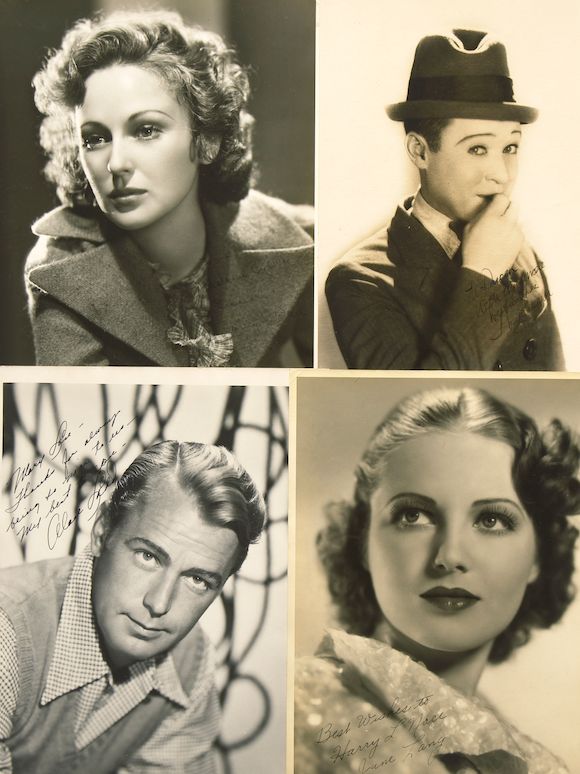 Bonhams : Vintage Hollywood star signed photos
