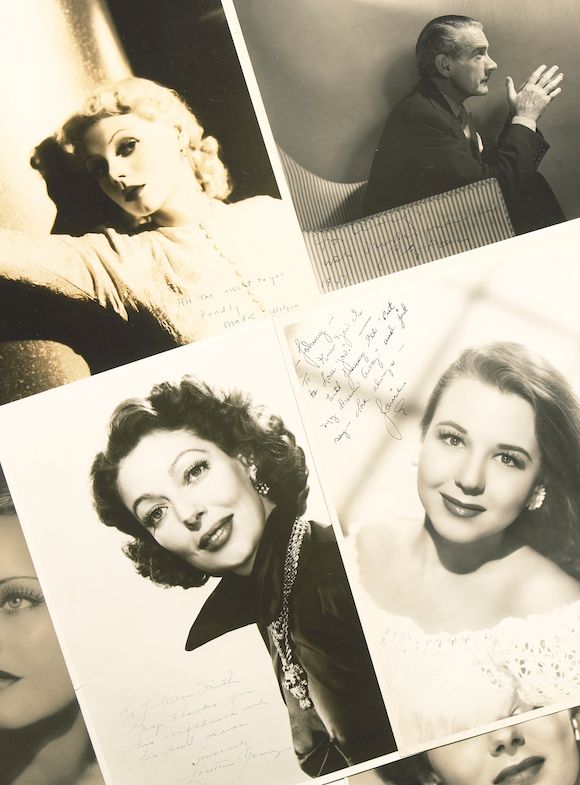 Bonhams : Vintage Hollywood star signed photos