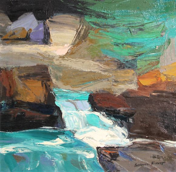 Bonhams : Alexander Nepote (American, 1913-1986) Kern River cascade ...