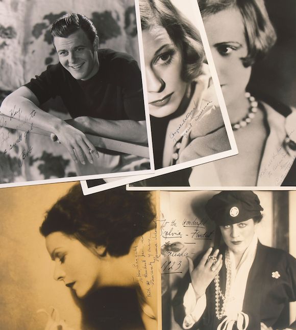 Bonhams : Vintage Hollywood star signed photos