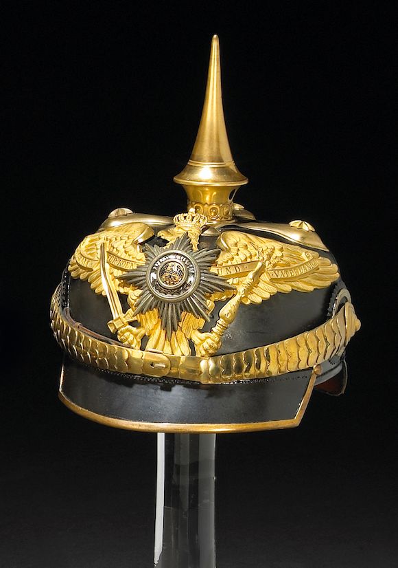 Bonhams : An Imperial German Guard dragoon officer's pickelhaube