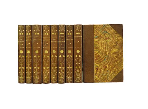 Bonhams : Pater, Walter. [Works.] London: MacMillan, 1888.
