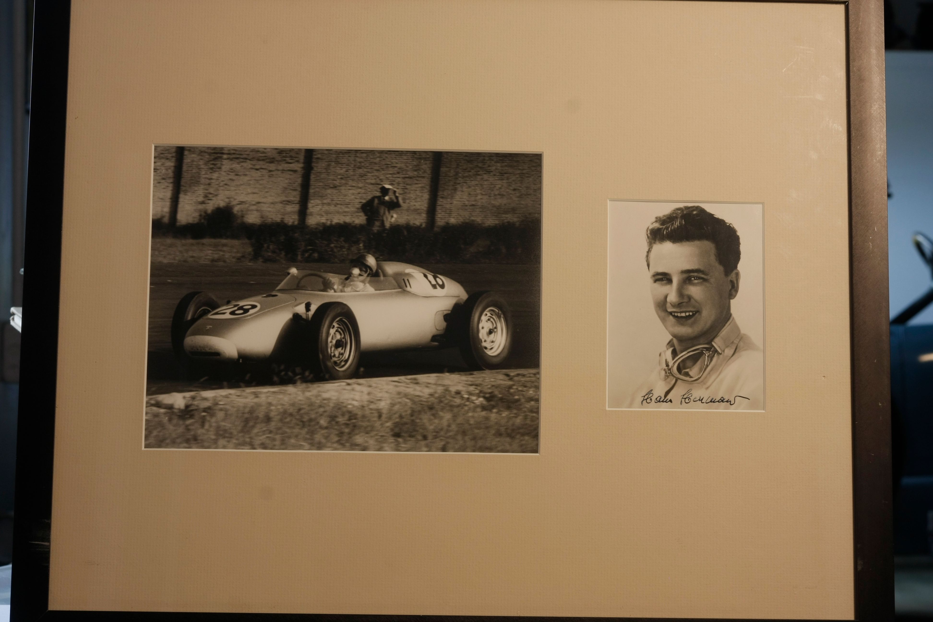 Bonhams Cars : A Hans Hermann signed photograph,
