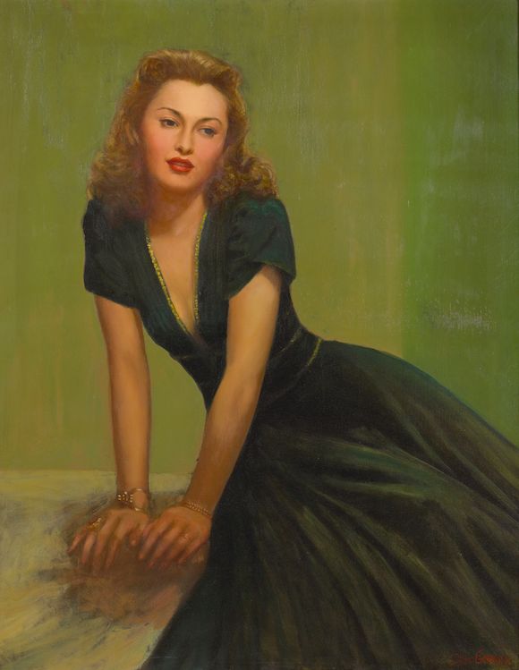 Bonhams : Charles Gemora portrait of Barbara Stanwyck
